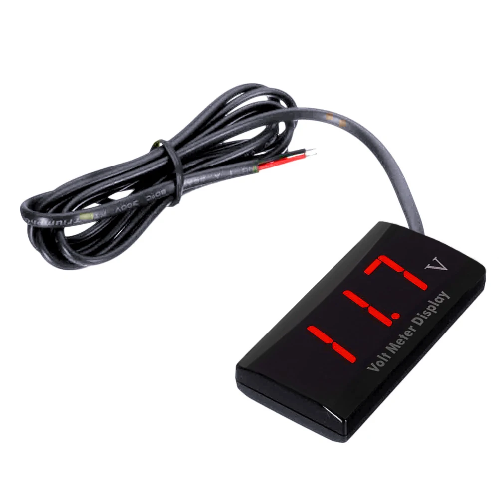 New DC 8-16V LED Digital Display Voltmeter Mini Voltage Meter Volt ...