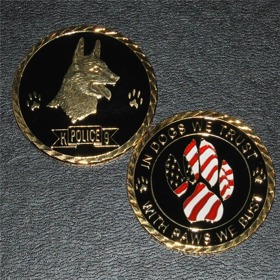 Aliexpress.com : Buy United States Working Dog K9 Challenge Coin 5pcs ...