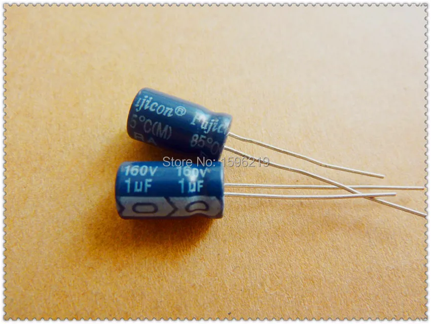 50 Uds 1uF 160V FUJICON serie RA 6x11mm de alta calidad Original ...
