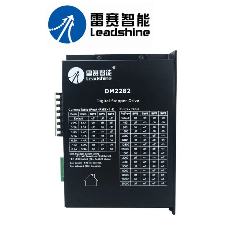 Leadshine controlador paso a paso Digital DM2282, 2 fases, cnc, 2,2 ~ 8.2A, 180 ~ 240VAC ...