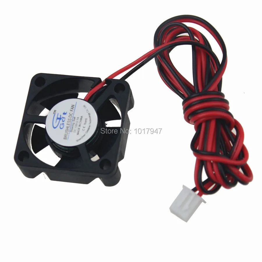 5PCS LOT Ball Brushless DC Cooler Cooling 3D Printer Fan 1M 12V 2Pin 30 ...