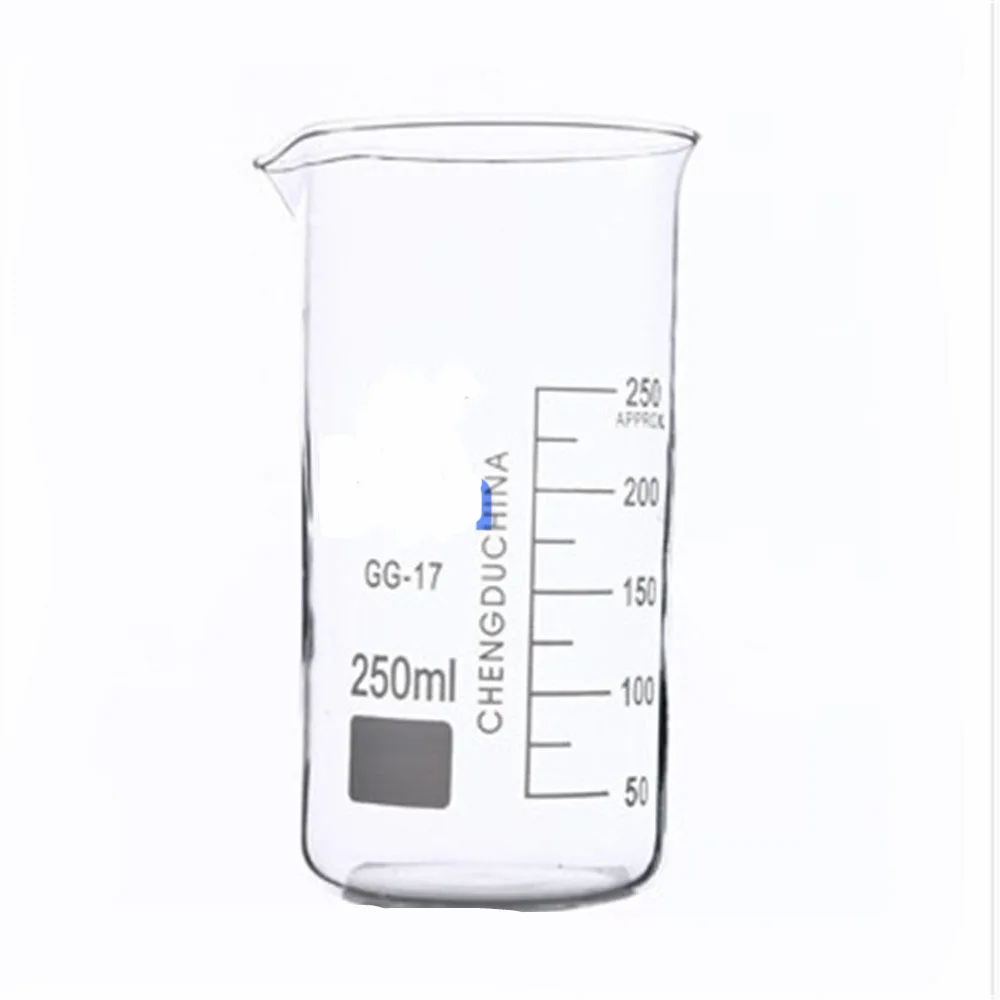 250ml Glass Beaker Tall Form New Chemical Lab Glassware Beaker