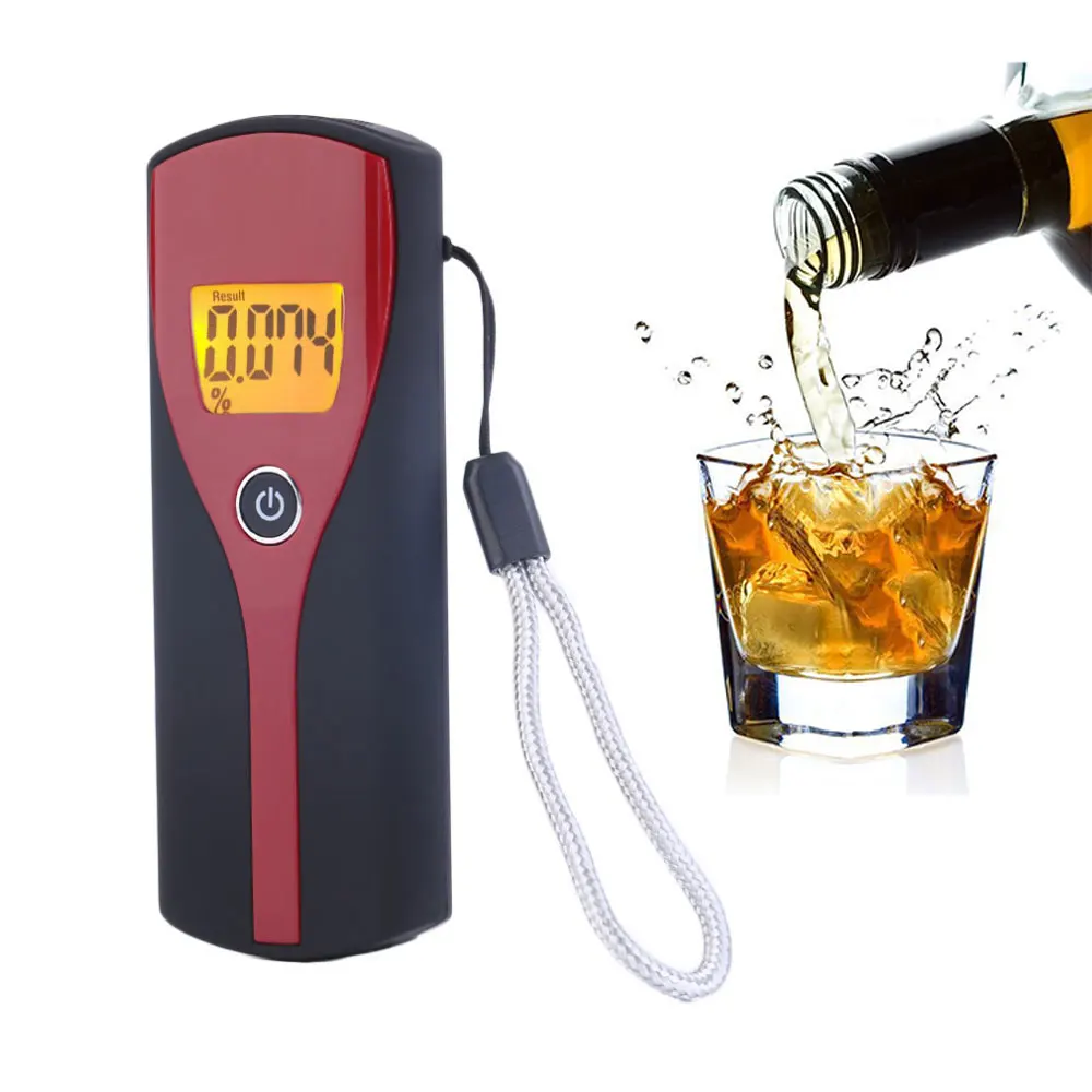 Professional Alcotester Digital Breath Alcohol Detector Breathalyzer ...