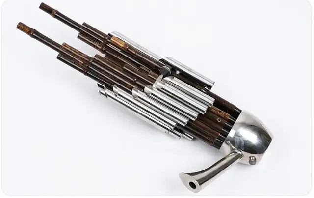 Chinese traditional Musical Instrument BAMBOO SHENG ancient reed pipe ...