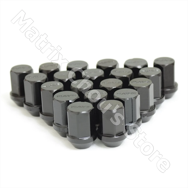 Black Color, Matrix Racing Racing Wheel Nuts / Wheel Screws Anti theft ...