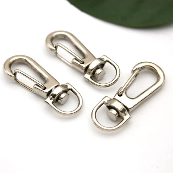 Wholesale 50pcs Silver Alloy Swivel Clasps Snap Key Hooks DIY Key Chain ...