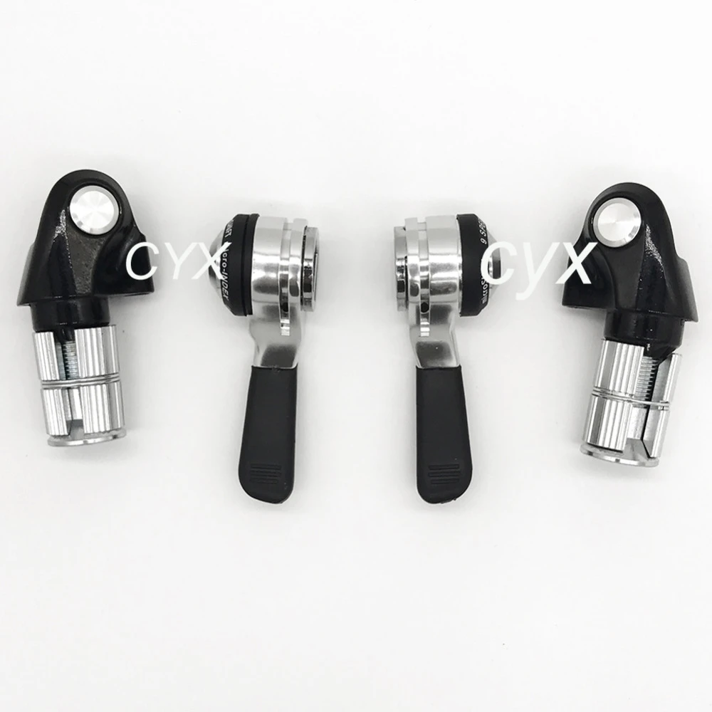 Microshift 9 Speed Tt Bar End Shifter Bs-a09 2x9 / 3x9 Speed Road ...
