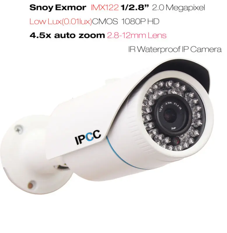 IPCC B21L Z POE Full HD 1080P Waterproof Bullet Outdoor 2.0 Megapixel ...