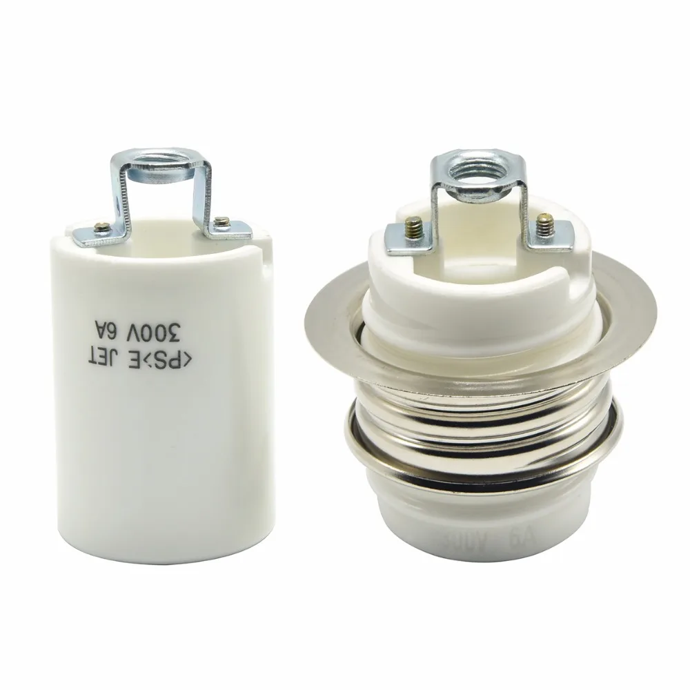 E26ソケット300ボルト6aランプ拠点日本pse白良い品質セラミックねじ電球ソケット付きリングセルフロックランプホルダー1ピース|bulb socket|e26 socketlamp ...