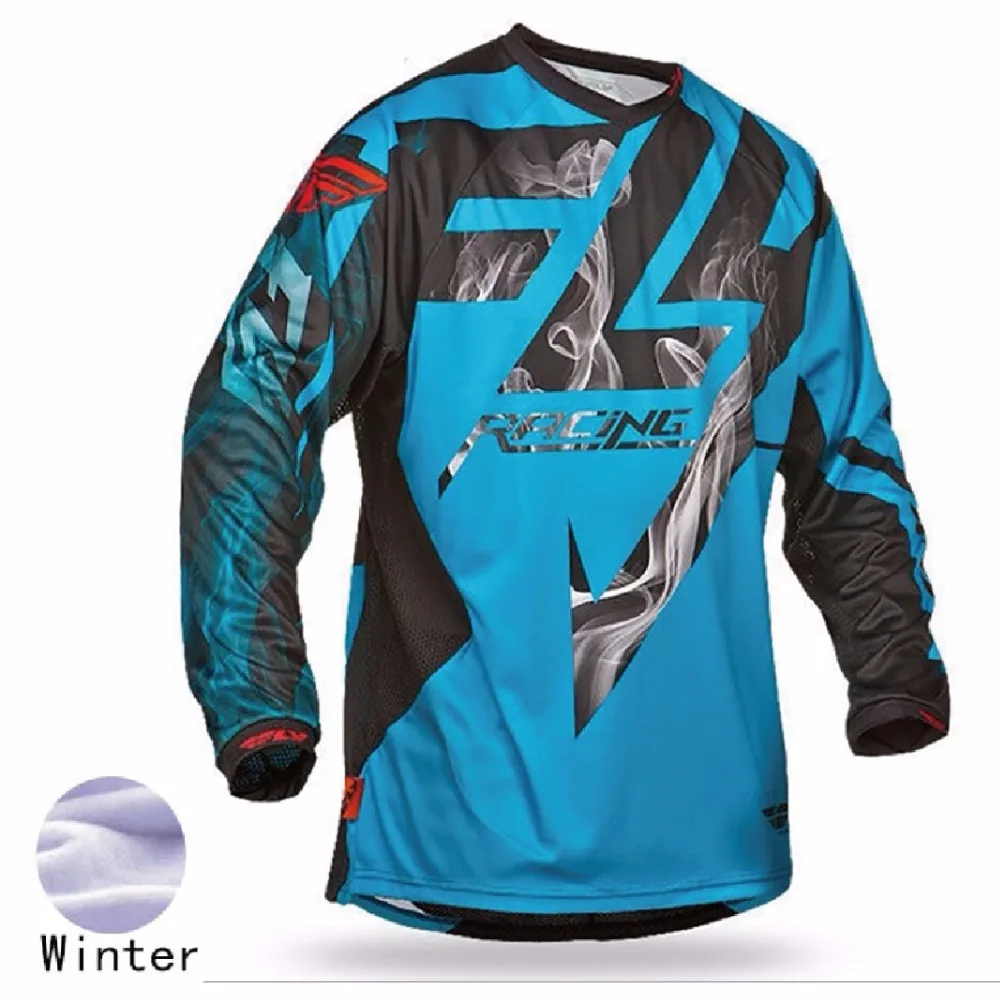 wholesale 2018 Motorcycle Thermal Fleece Racing Motocross MX Shirts ...