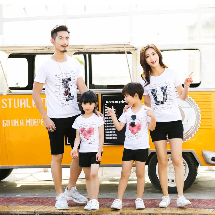 Summer t shirt mother mommy and me daughter father son kids baby ...