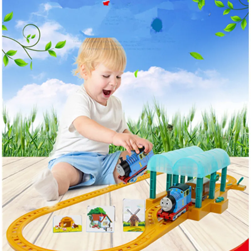 Creative Series The Christmas Winter Train Set Children Building Blocks ...