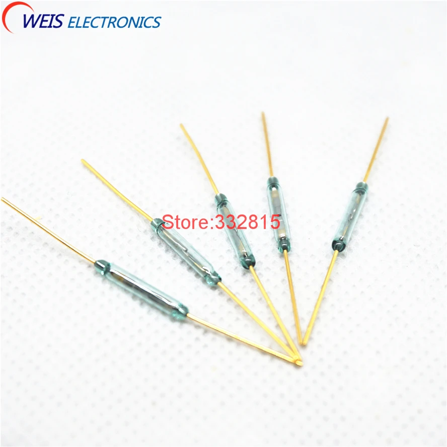 50 PCS Interruptor Reed switches magneticamente controlado MKA14103 2 ...