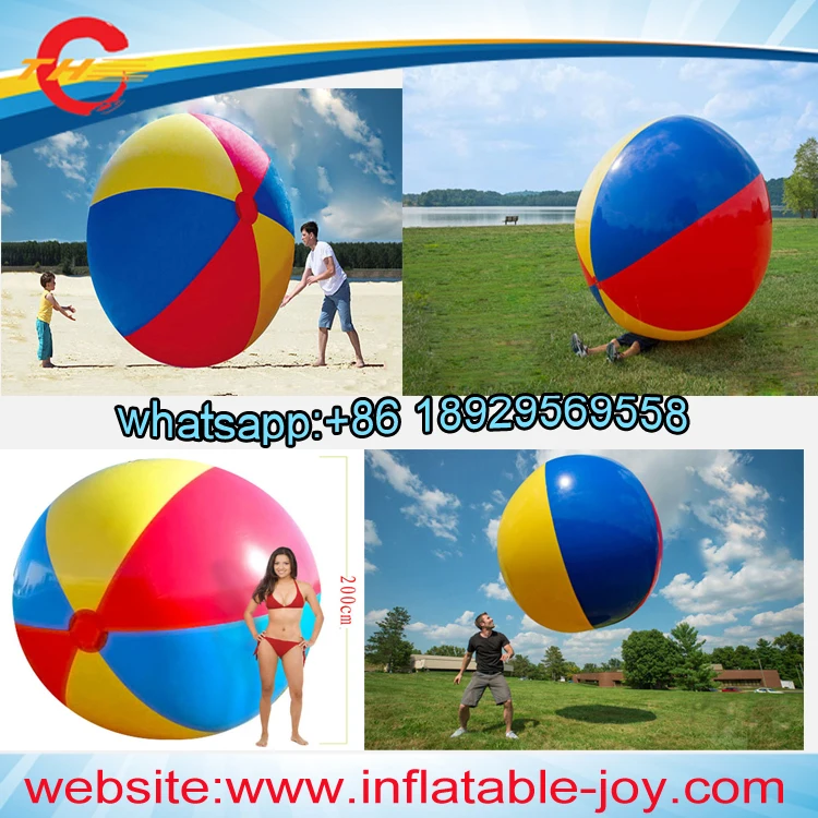free ship,3m Super big giant inflatable beach ball/pool play summer toy ...