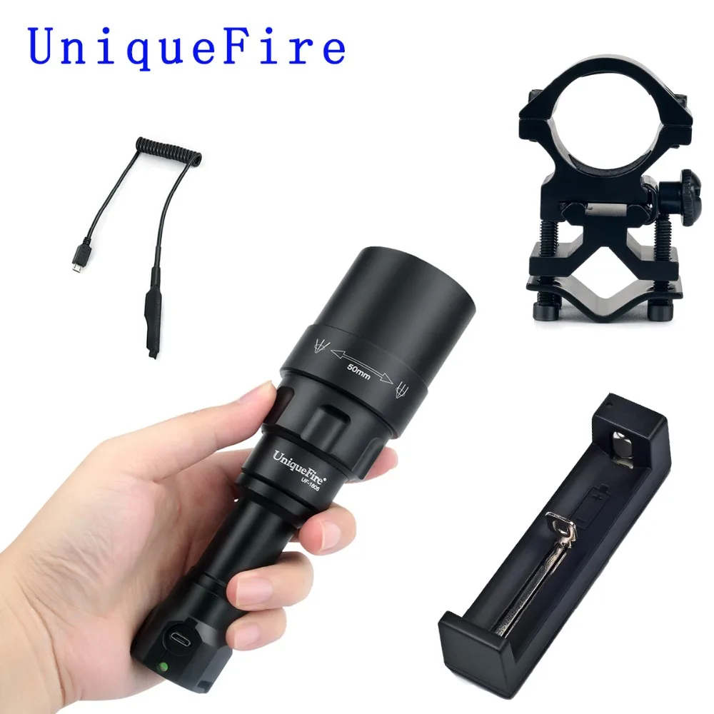 UniqueFire 1605 50 Long range IR 850nm LED Waterproof Flashlight 3 ...
