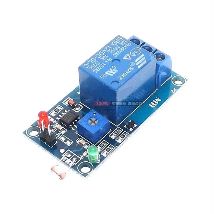5V 12V Light Photoswitch Sensor Switch LDR Photoresistor Relay Module ...