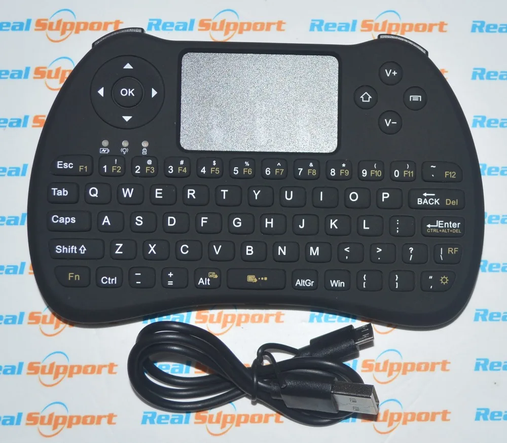 2.4G Mini Wireless Keyboard With Lithium Battery Handheld Keyboard For ...