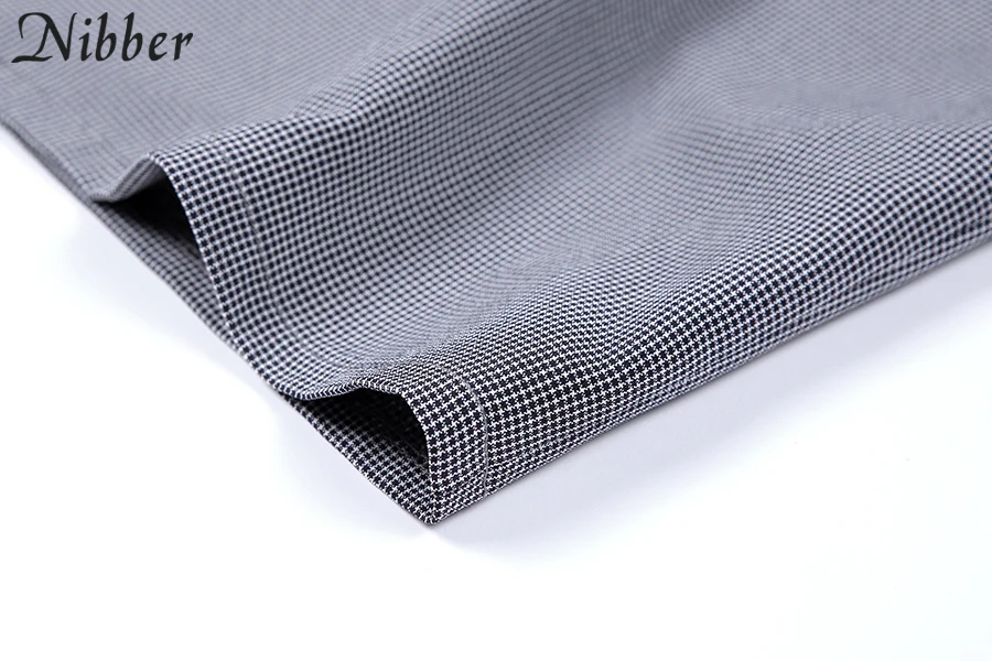 Nibber осень Мода ретро клетчатые пальто женский базовый длинный рукав ...