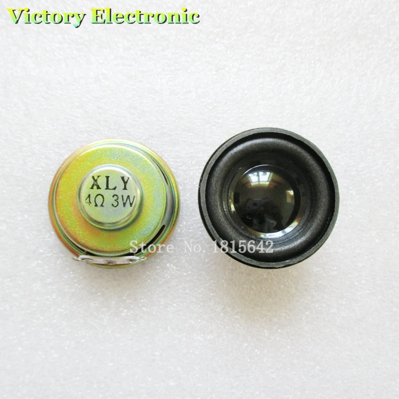 2PCS/Lot High Quality Speaker Horn 3W 4R Diameter 4CM Mini Amplifier Rubber Gasket Loudspeaker ...