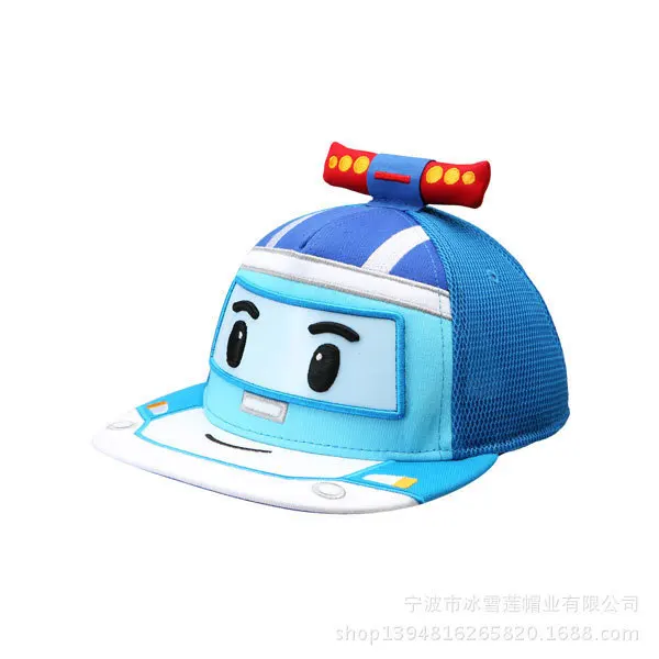 מוצר - Robocar Poli Baseball Cap Snapback Hat Child Cartoon Pororo ...