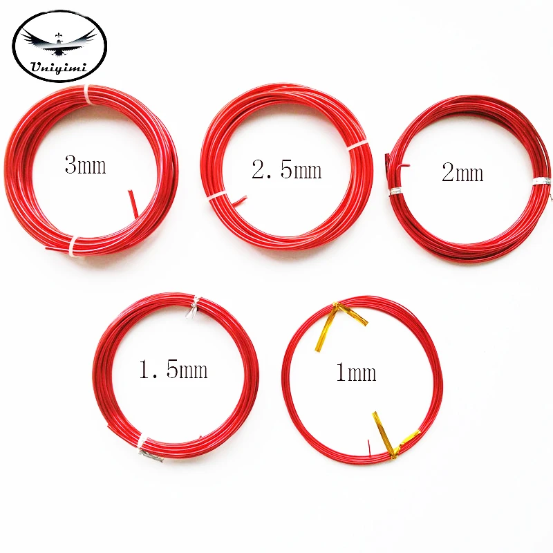 Craft Aluminum Wire Bonsai Wire Colorful Red Gold Wire Wholesale Mix ...