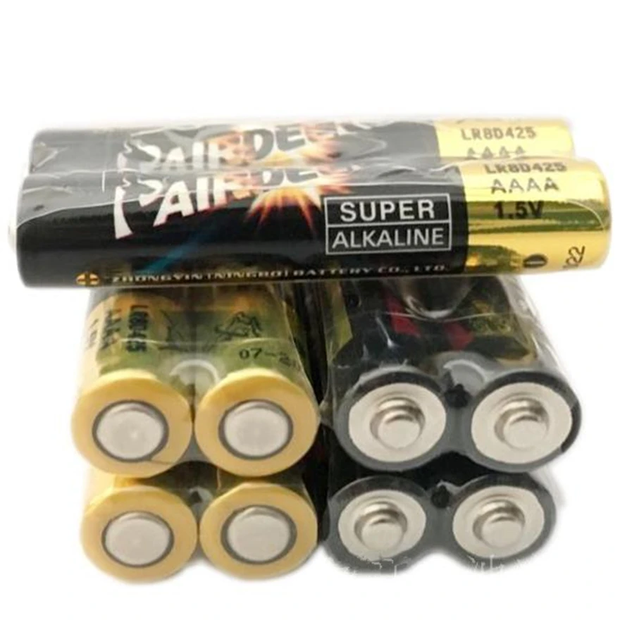 10PCS-LOT-1-5V-Battery-AAAA-LR61-Ultra-Digital-Alkaline-Battery-E96-4A ...