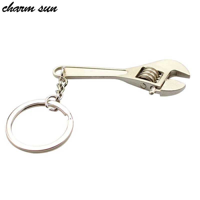 Creative Metal Wrench Model Keychain Alloy Automobile Key Buckle Mini ...