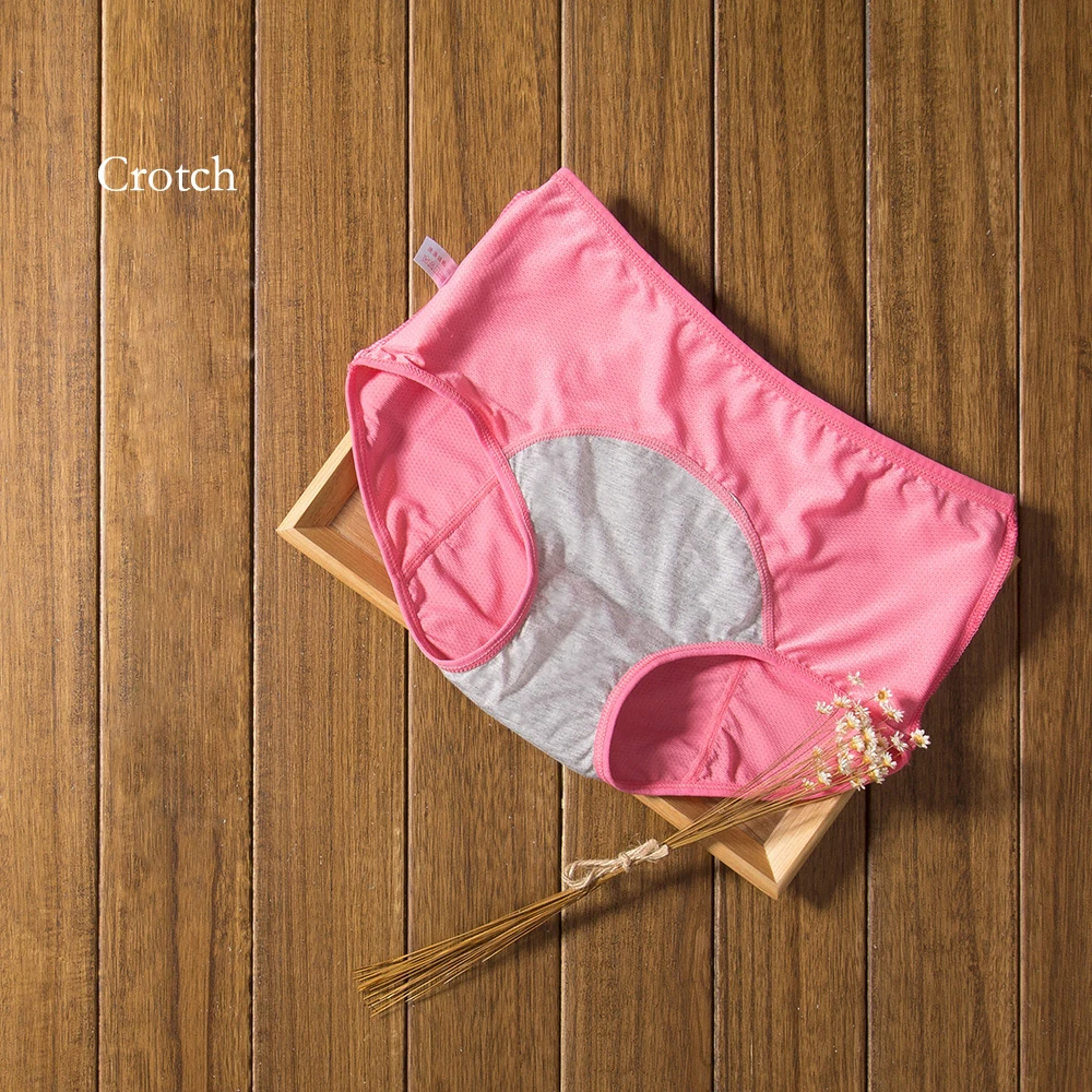 Womens 3pcs Set Leak Proof Menstrual Panties Sleek Heart