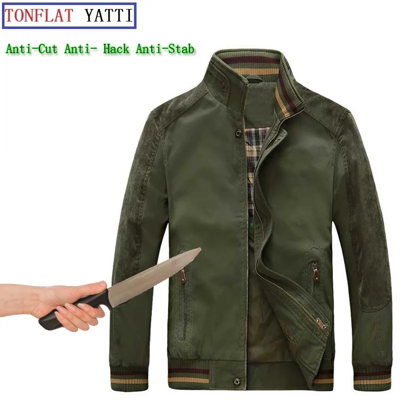New-Self-Defense-Security-Anti-cut-Anti-hack-Anti-sta-Jacket-Military ...