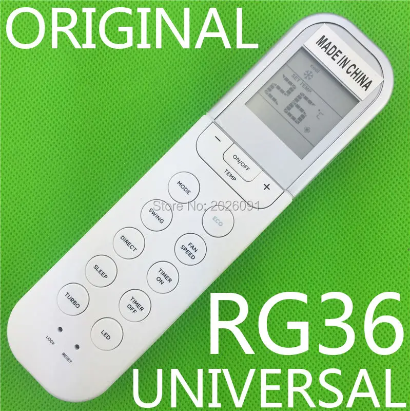 Original universal remote control RG36B4/BGE with BACKLICHT FIT FOR ...