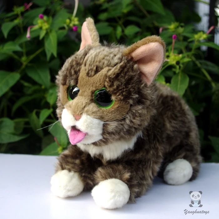 Smiling Face Cats Plush Doll Toy Children Gifts Simulation Animals ...