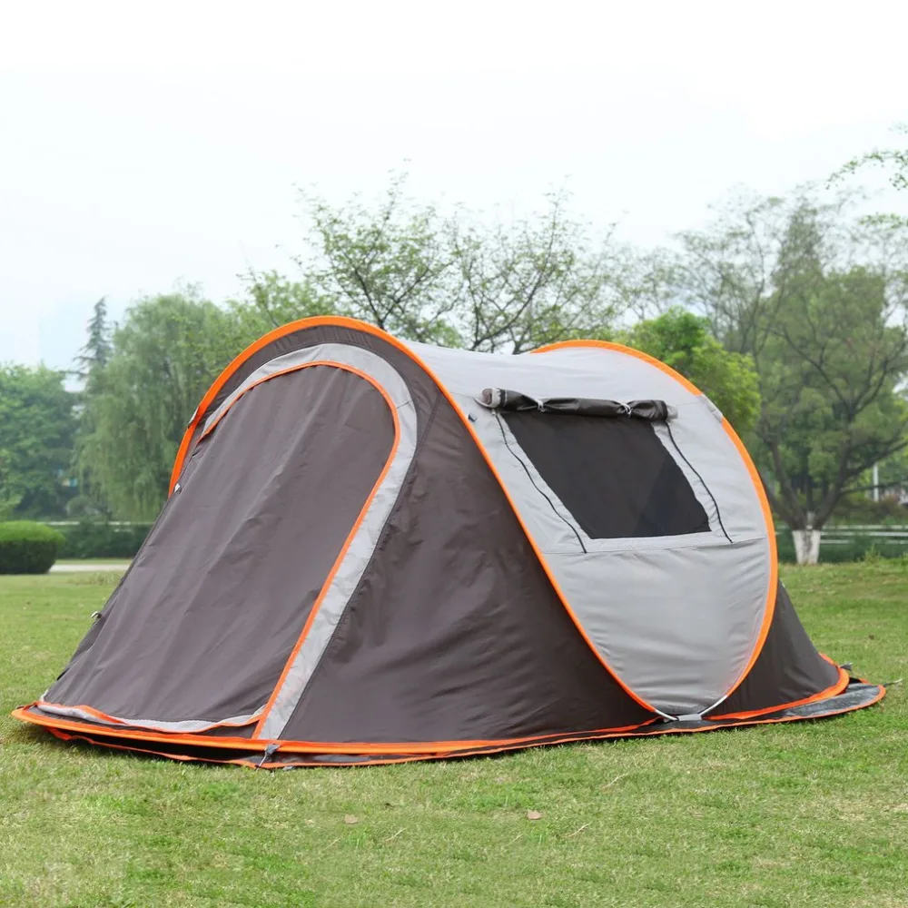 outdoor 3 4persons automatic speed open throwing pop up windproof ...