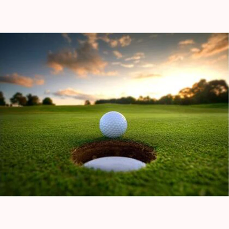 5d Diamond Painting Full Square/round Scenic Golf Embroidery Diamond ...