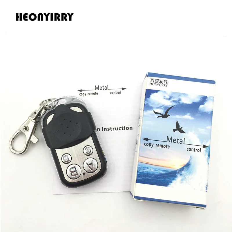 433.92MHZ Copy Remote Controller Metal Clone Remotes Auto Copy ... 433.92MHZ Copy Remote Controller Metal Clone Remotes Auto Copy ...