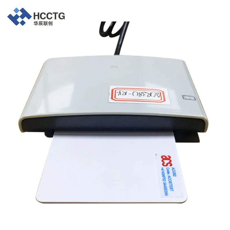 ISO7816 Supports Expandable SIM Card Slot PC/SC USB Smart Card Reader ...