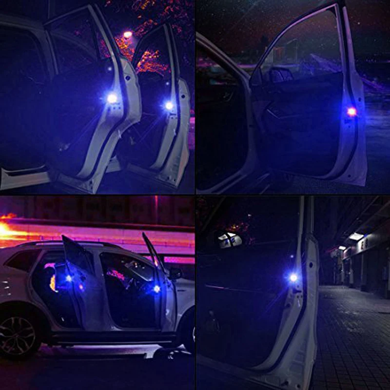 2pcs Road Flares Roadside Flashing Emergency Led Lights Beacon With