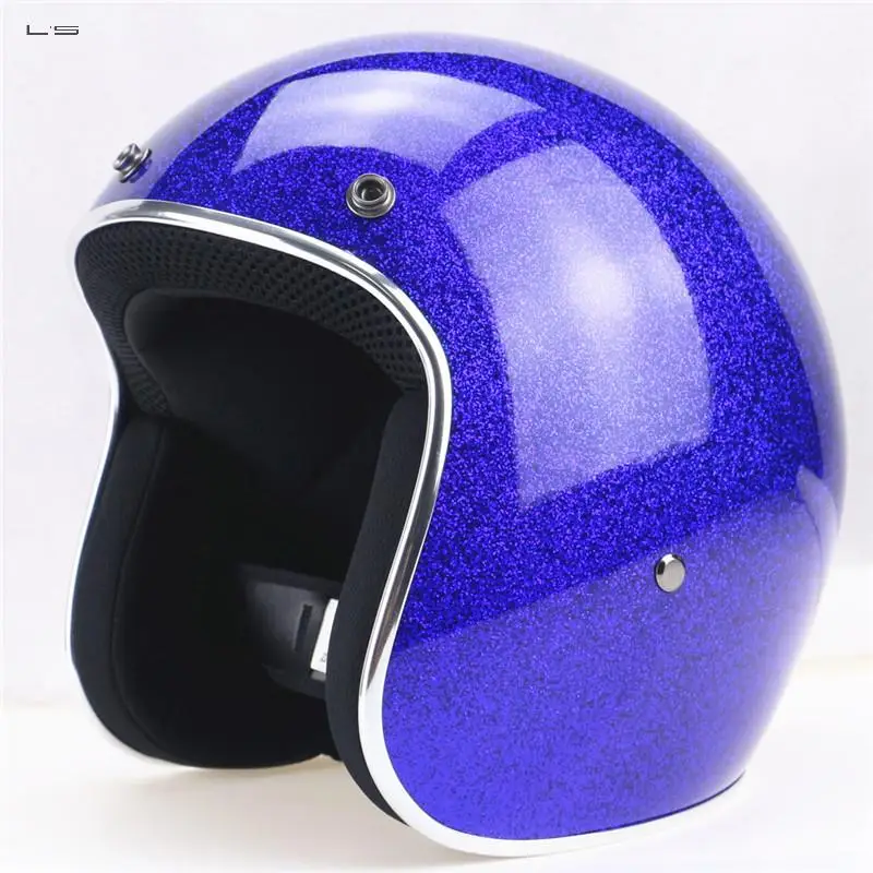 L's FRP Motorcycle Helmet top quality Chopper bike helmet Harley Style ...
