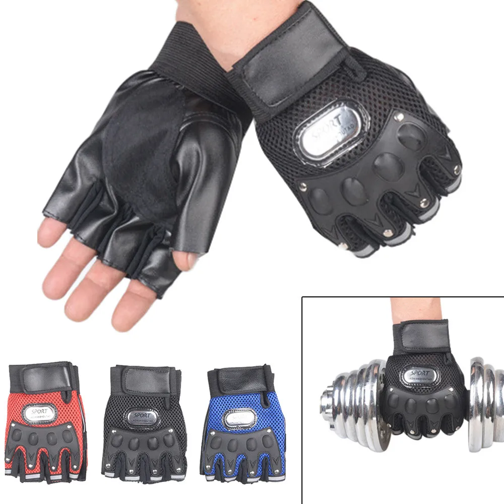 Gym Body Building Training Gloves Sports Weight Lifting Workout ...