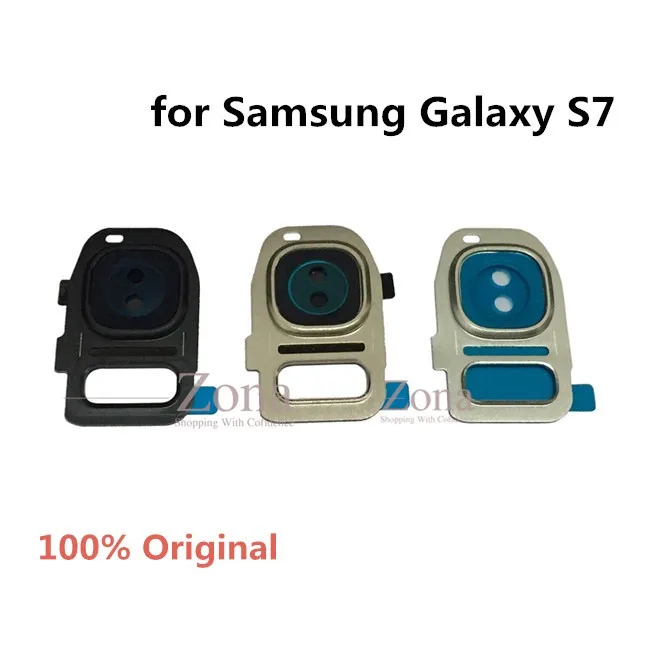 Original Genuine Camera Glass Lens + Lens Cover for Samsung Galaxy S7 ...