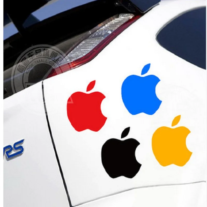 Funny Apple Logo Stickers
