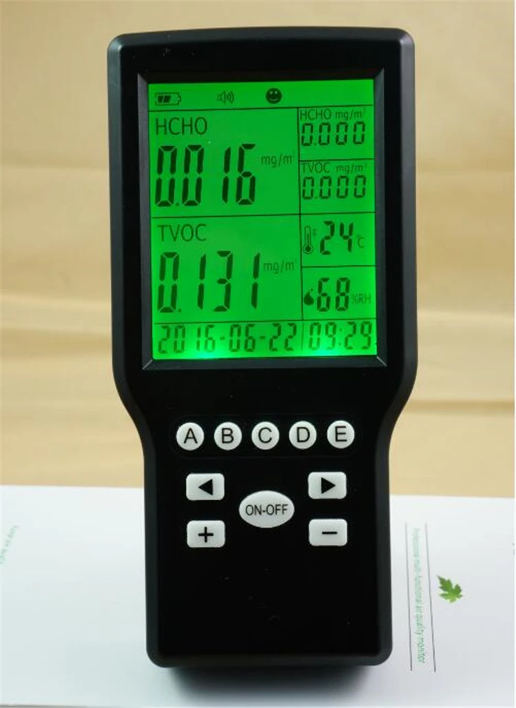 Particle air quality meter TVOC formaldehyde indoor air quality dust ...