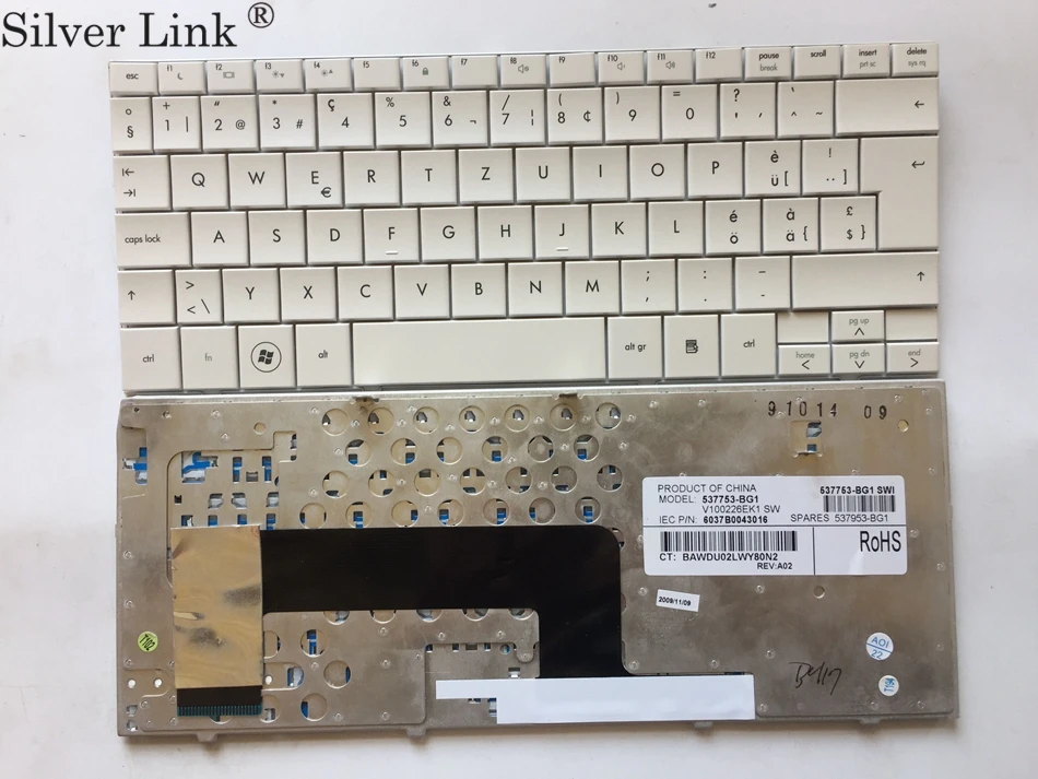 SW Swiss keyboard For HP Compaq Mini110 Mini 110 110 1000 Mini 102 ...