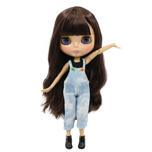 Cleopatra – Premium Custom Neo Blythe Doll with Blue Hair, Tan Skin & Matte Smiling Face | This ...