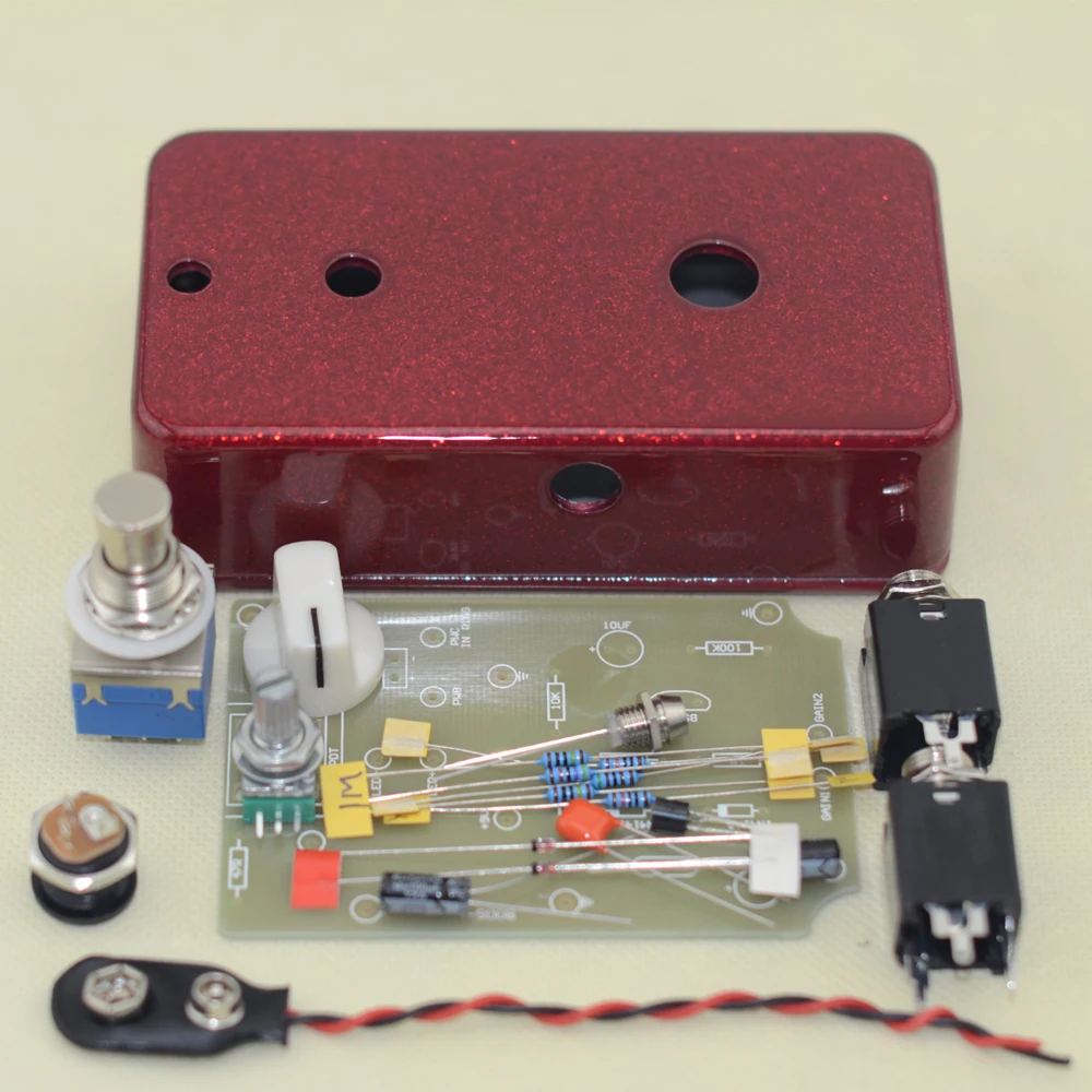 Guitar Pedal Musical Instruments Booster Boost Clean Guitar Effect Pedal Boost True Bypass Kit