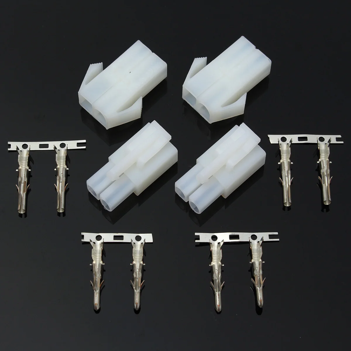 Motorcycle Motorbike Battery Charger Adapter 2 Way Pin Connector Socket ...