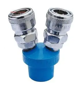C type quick connector multi pipe gas insert two rows SMV 2 forks / air ...