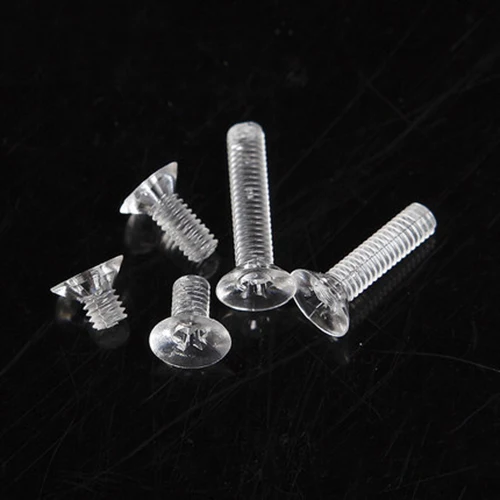 M8 M10 (16/25/30mm Length) Acrylic Phillips Countersunk Head ...