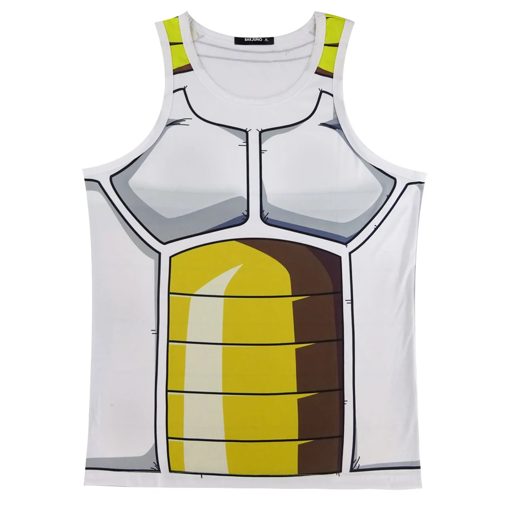 Men Dragon Ball Z Tank Tops Son Goku Vegeta Bodybuilding Vest ...