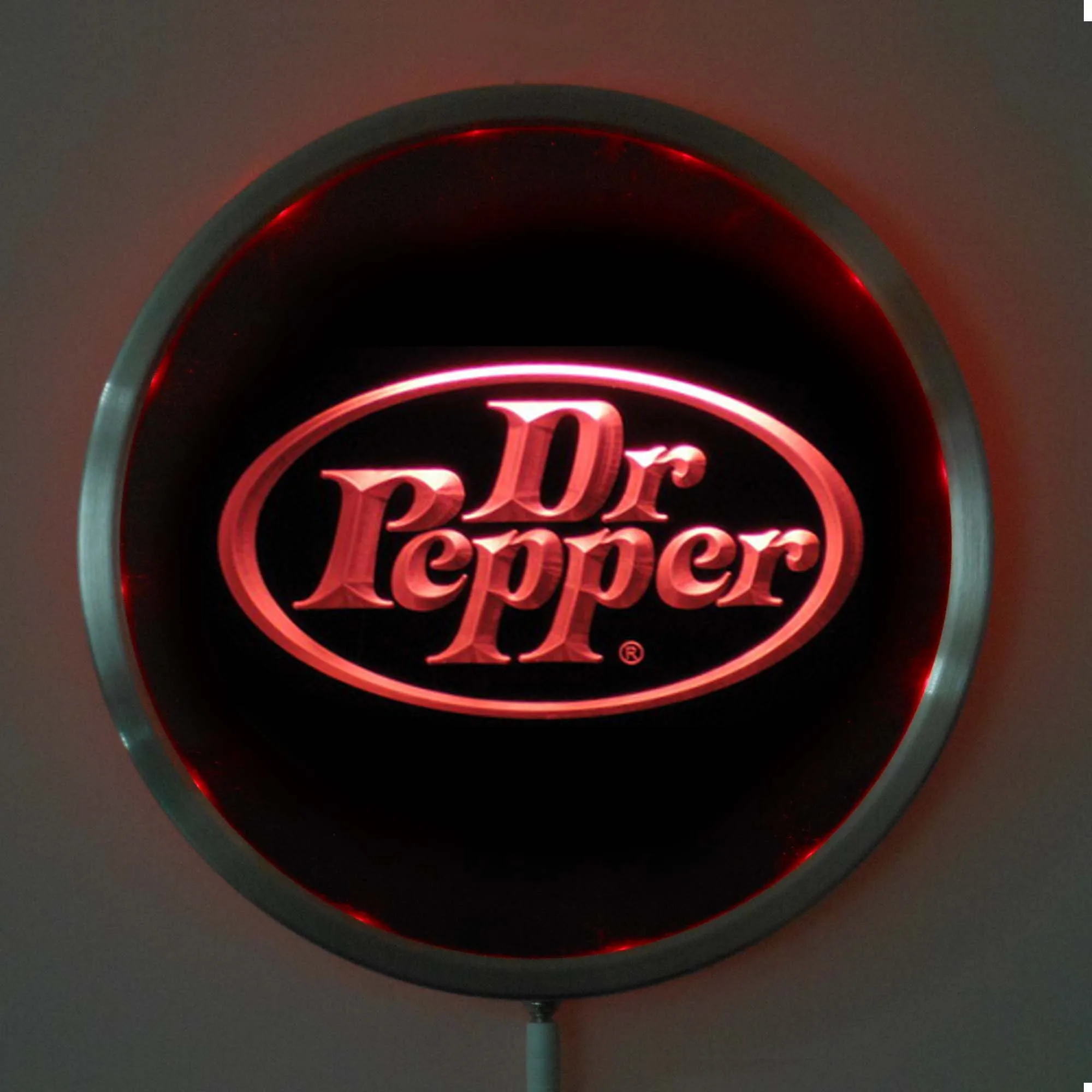 Aliexpress.com : Buy rs a0070 Dr Pepper LED Neon Light Round Signss ...