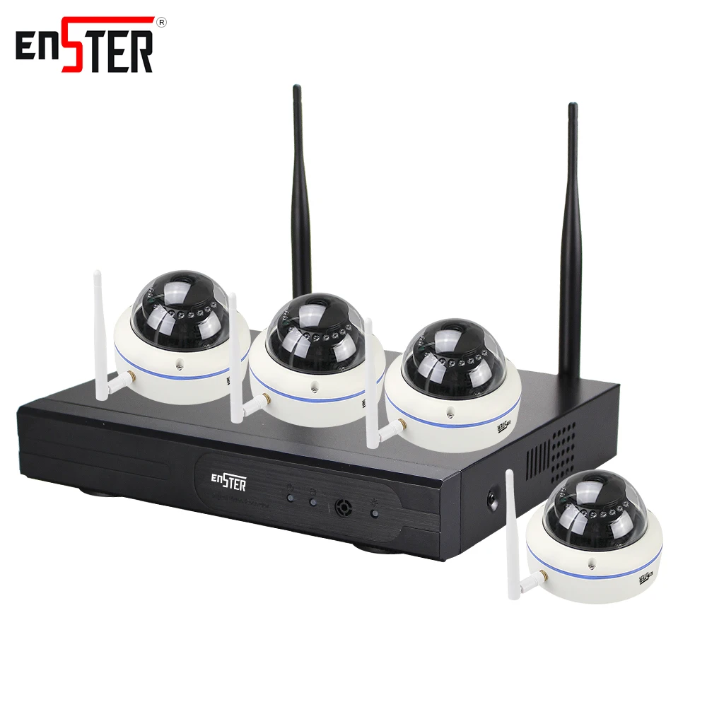 Enster ip camera kit 4ch Wifi Outdoor Wireless Wifi security camera ...